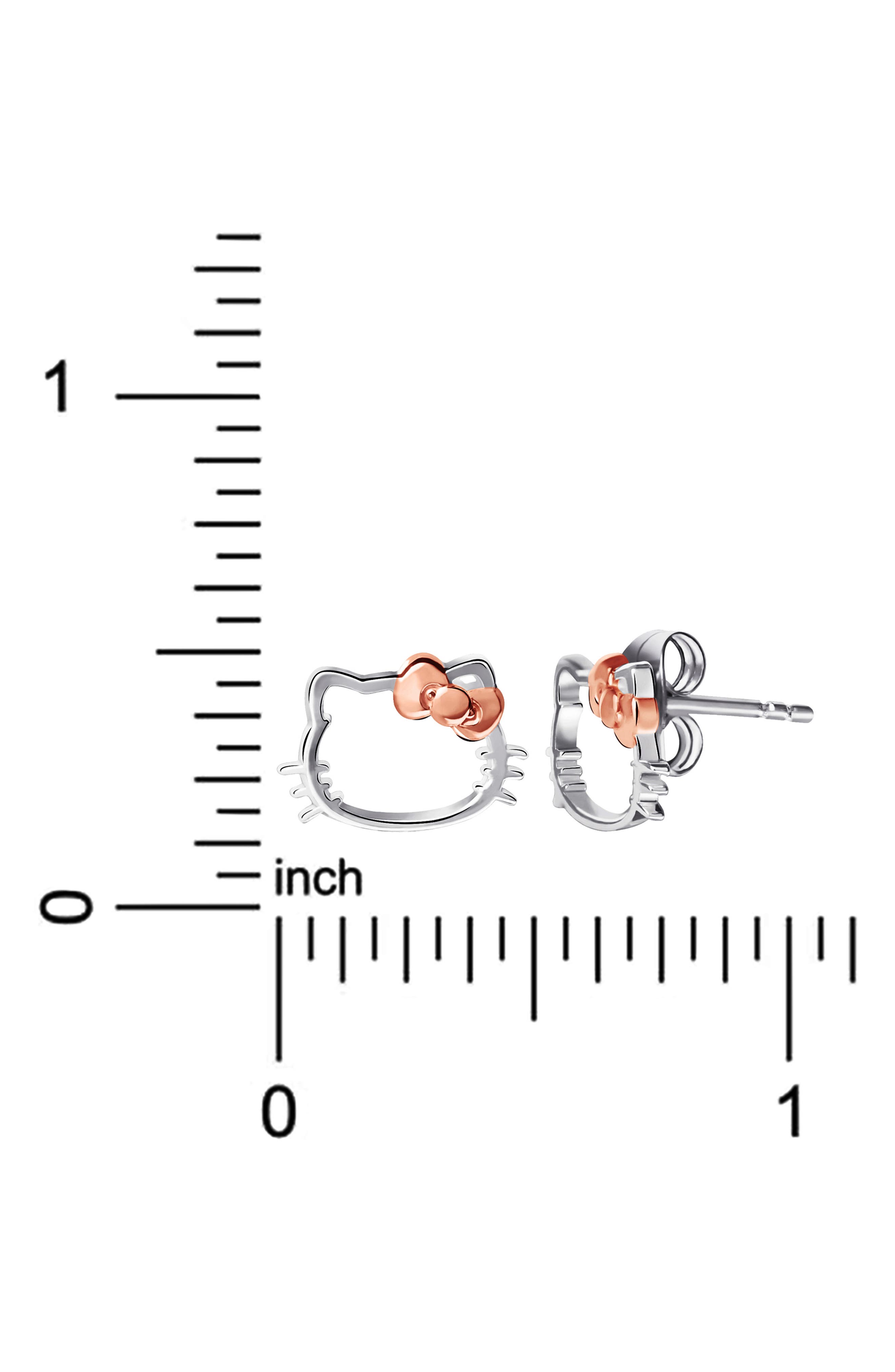 Hello Kitty® Sterling Silver Hello Kitty Stud Earrings | Nordstromrack