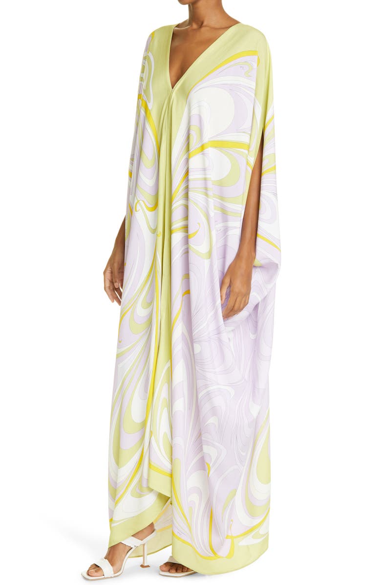 Emilio Pucci Onde Print Cover-Up Caftan | Nordstrom