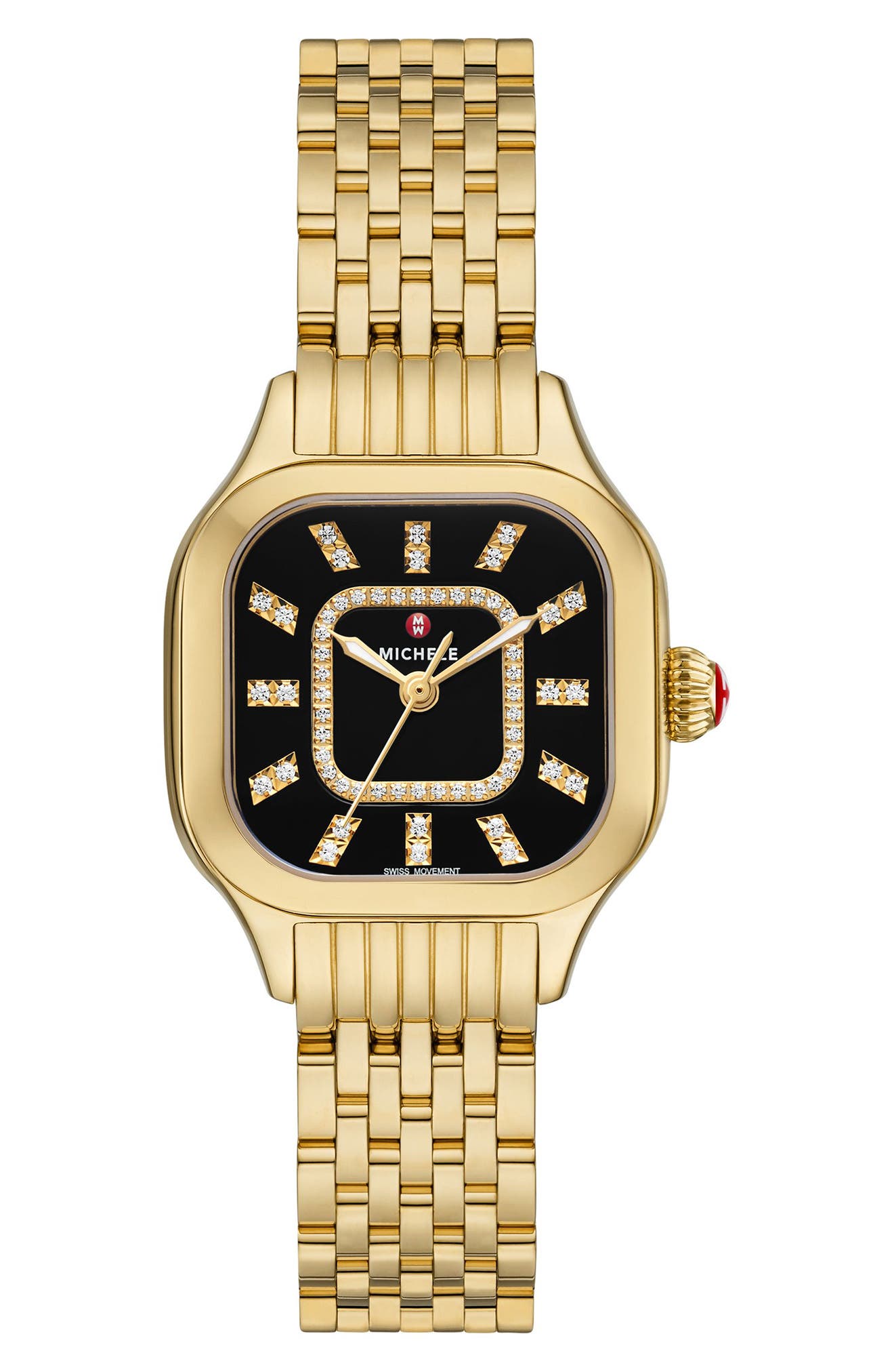MICHELE Meggie Diamond Dial Watch Head & Bracelet, 29mm | Nordstrom