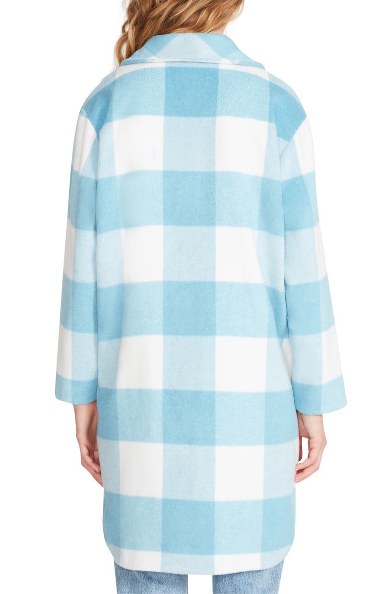 BB Dakota by Steve Madden Berries and Cream Buffalo Check Coat ...