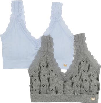 Jessica Simpson Seamless Ribbed Comfort Bra - Pack of 2 | Nordstromrack