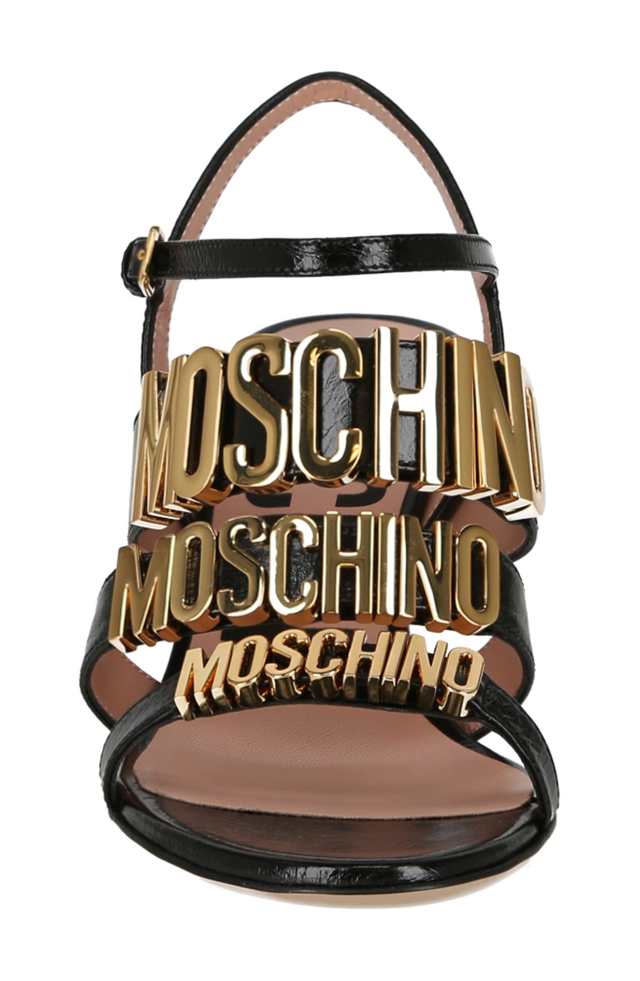 Moschino Logo Ankle Strap Sandal (Women) | Nordstromrack