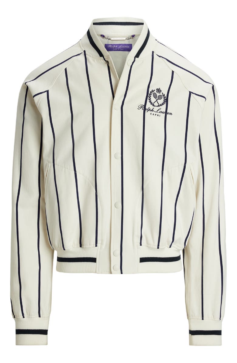 Ralph Lauren Purple Label Luxury Forsythe Stripe Cotton & Cashmere ...