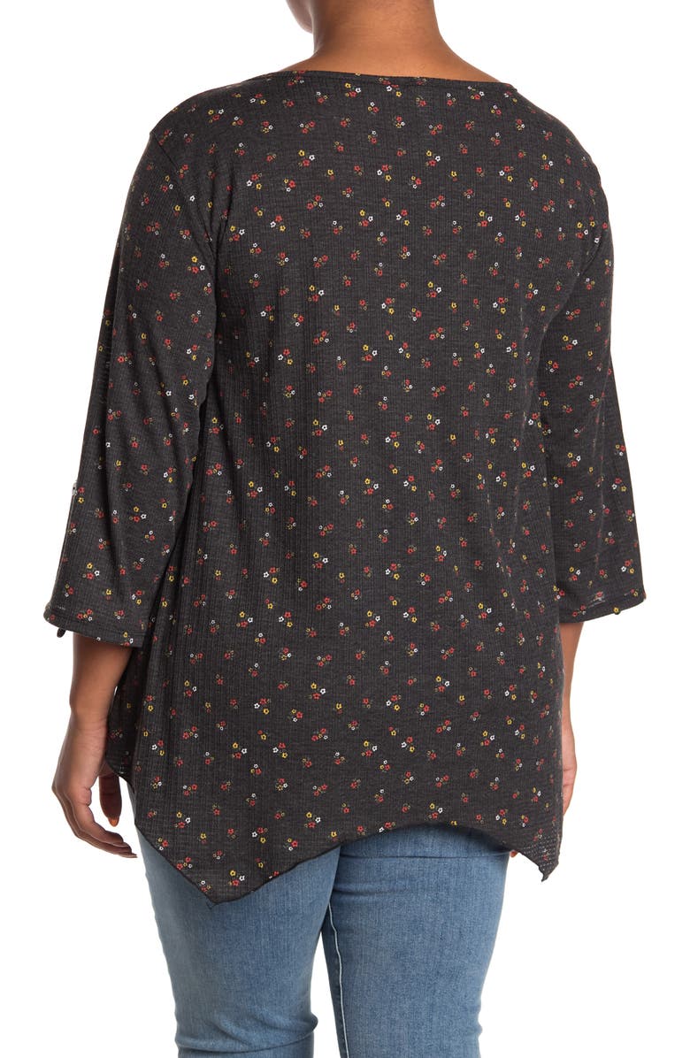 Forgotten Grace Sharkbite 4 Button Front Tunic | Nordstromrack