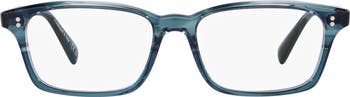 Oliver Peoples Edelson 52mm Rectangular Optical Glasses | Nordstrom