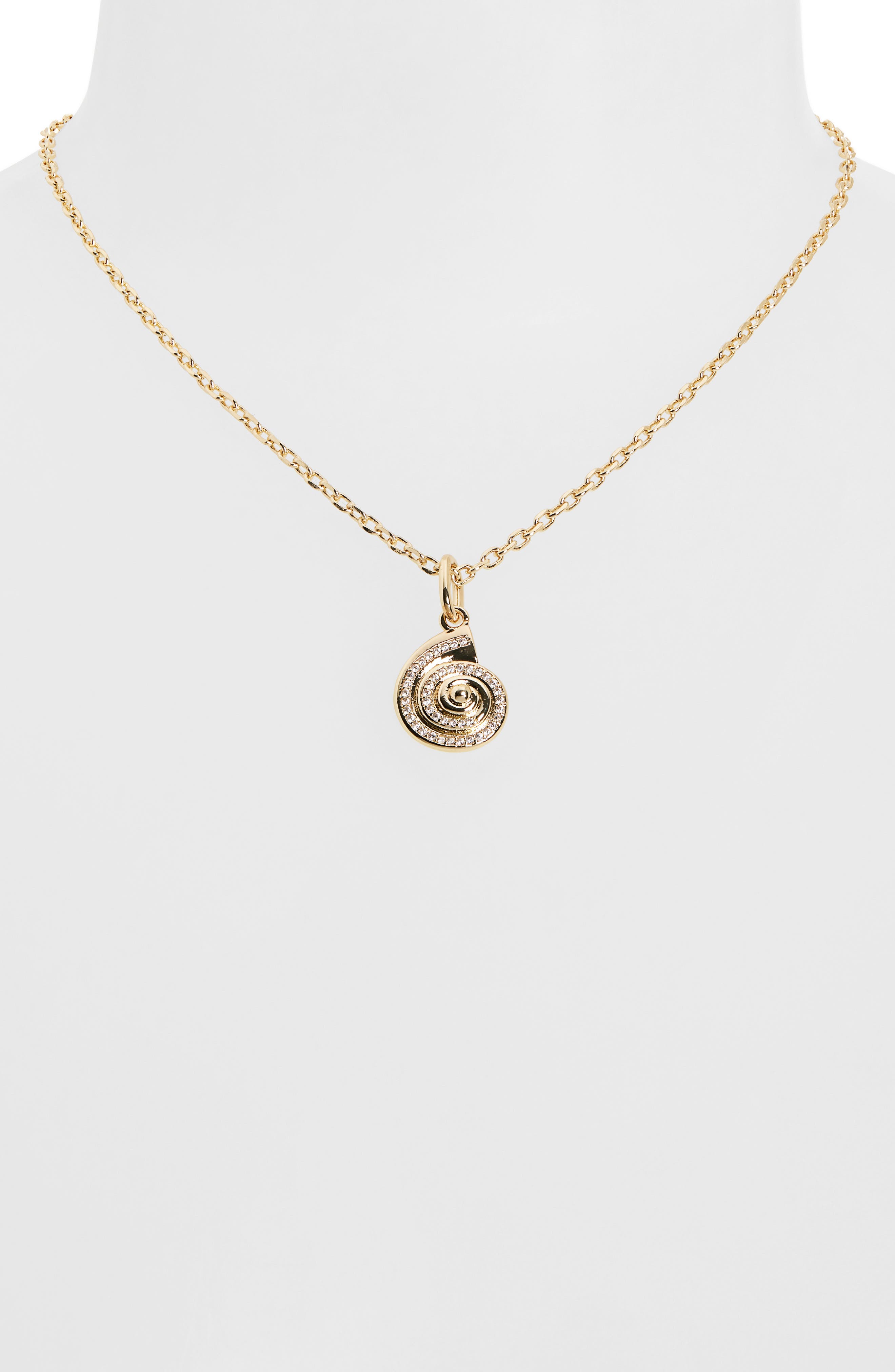 Leith Nautilus Shell Pendant Necklace | Nordstromrack