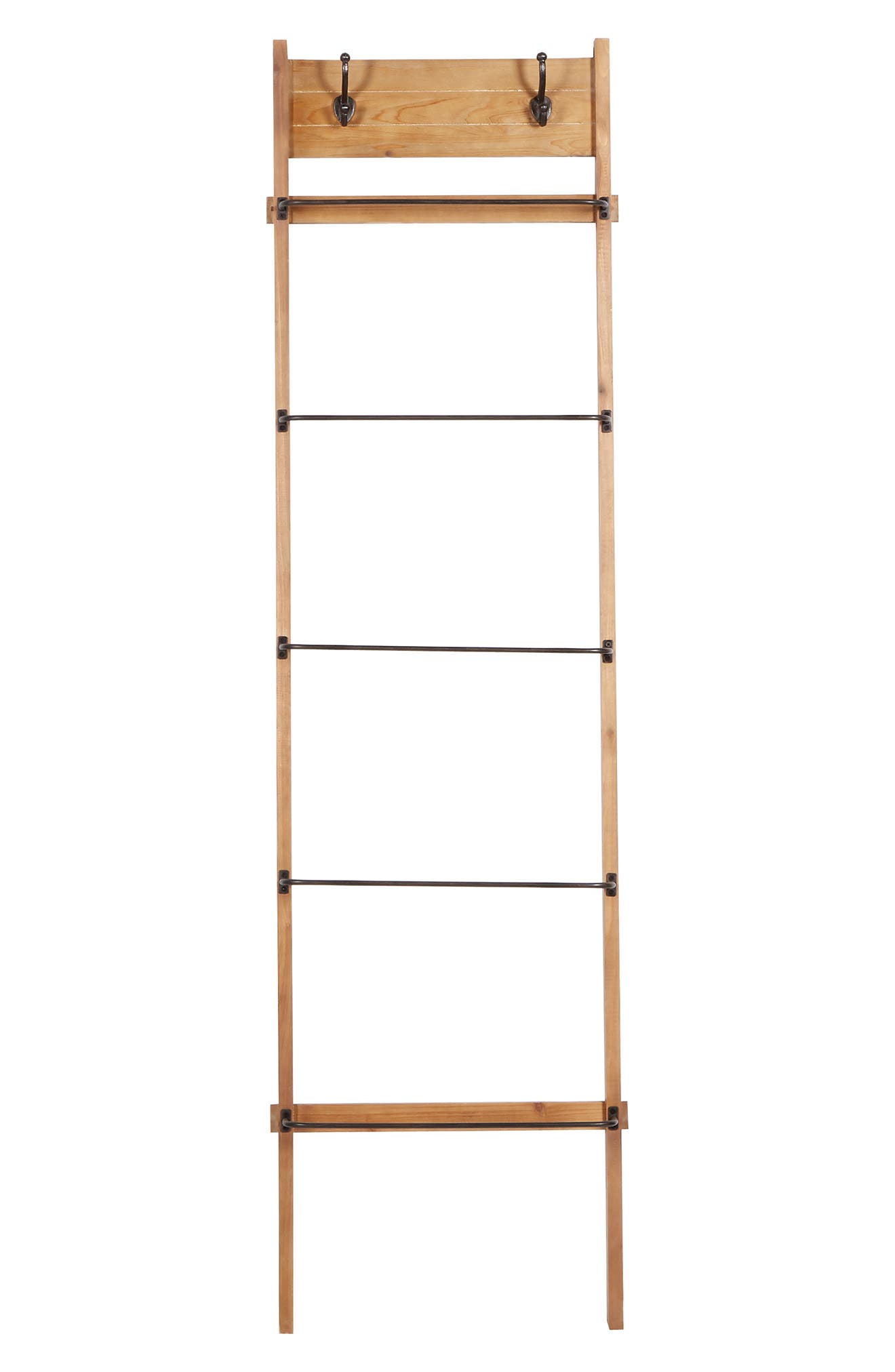 GINGER BIRCH STUDIO Brown Wood 5-Rack Ladder | Nordstromrack