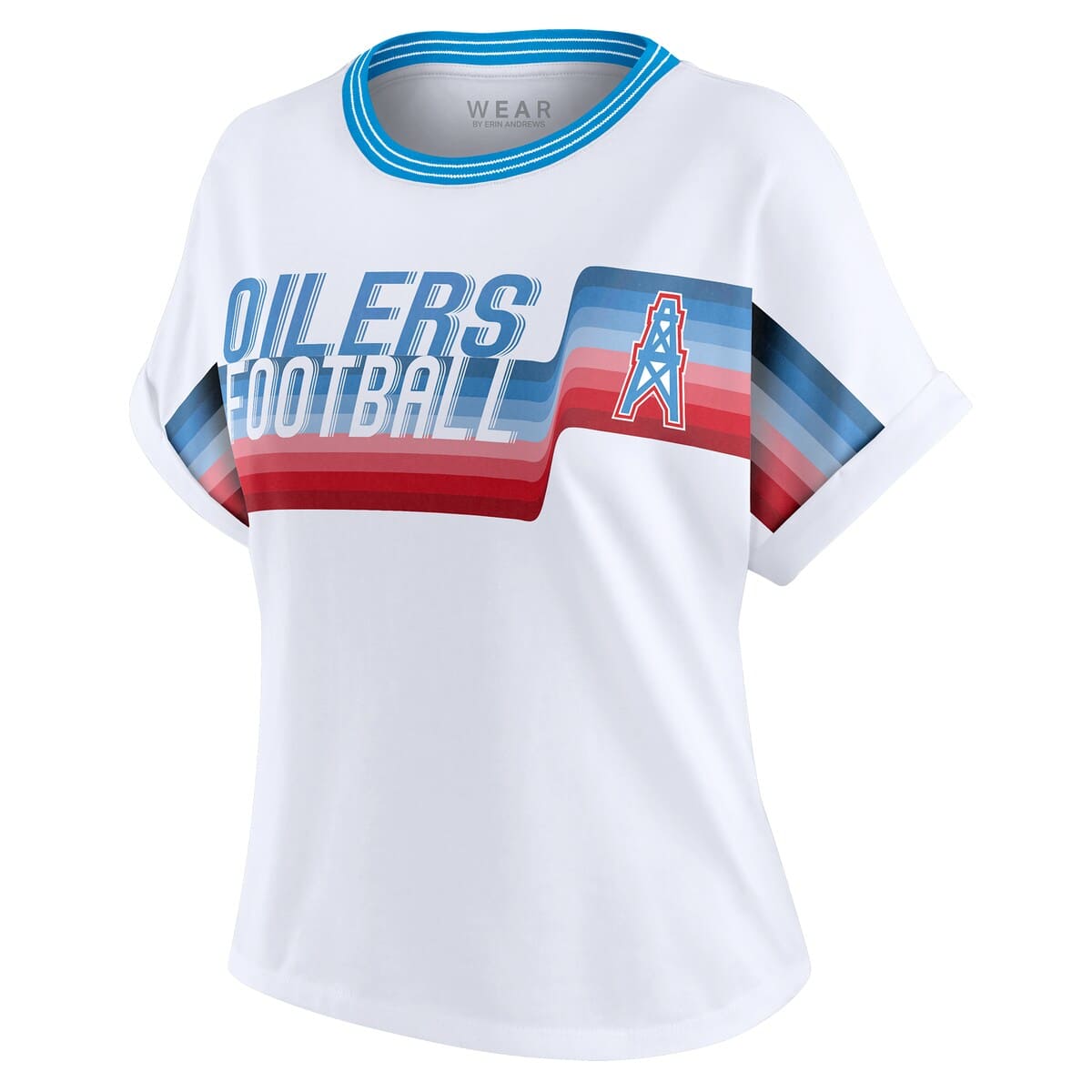 WEAR by Erin Andrews Women's WEAR by Erin Andrews White Houston Oilers ...