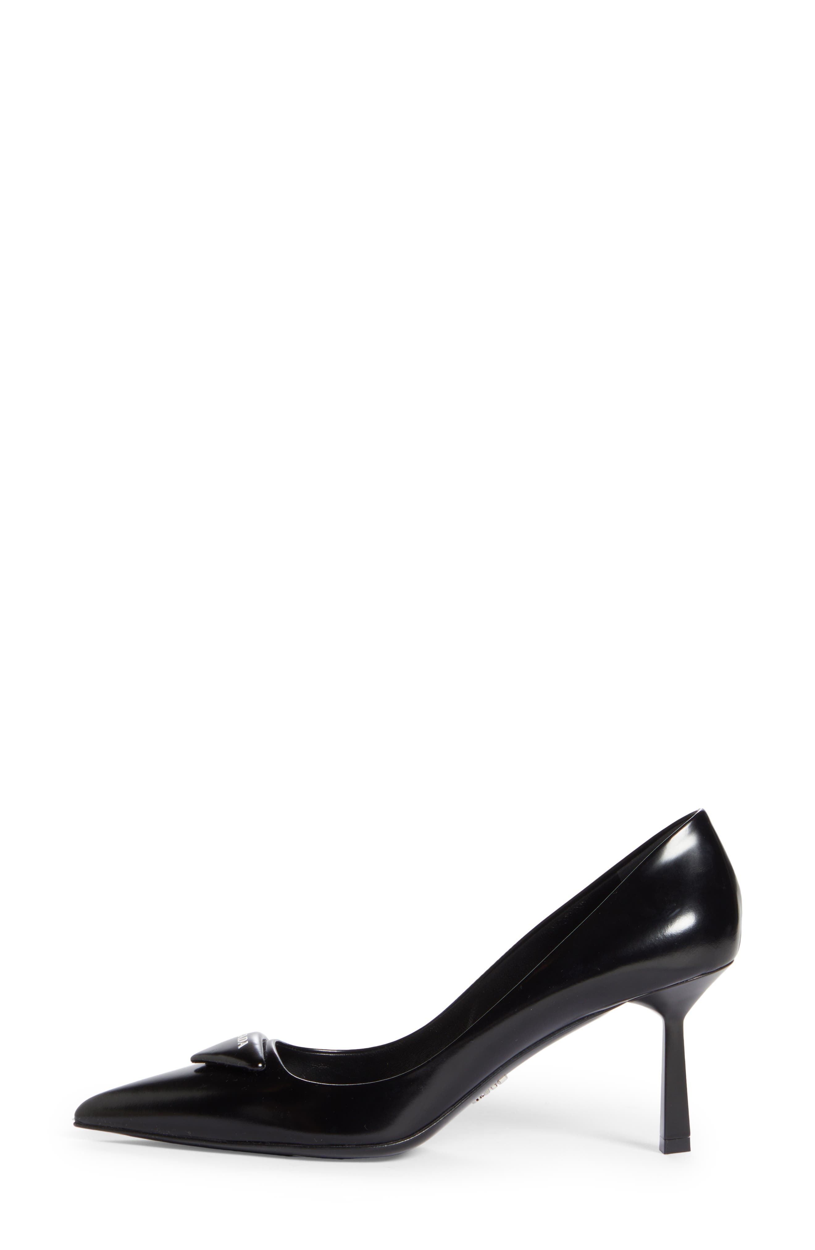 Prada Logo Pointed Toe Pump (Women) | Nordstromrack