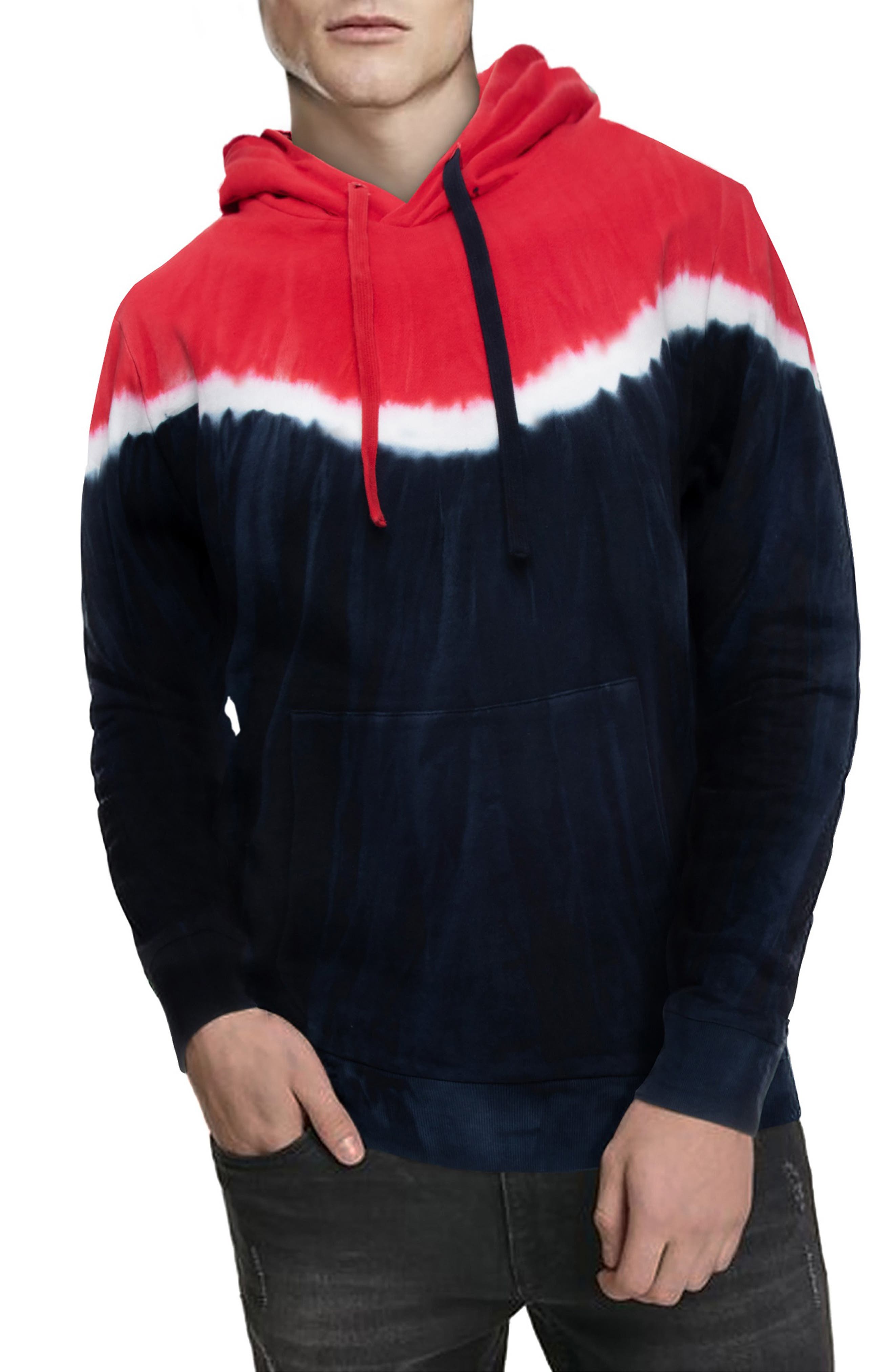 XRAY Colorblock Tie Dye Pullover | Nordstromrack