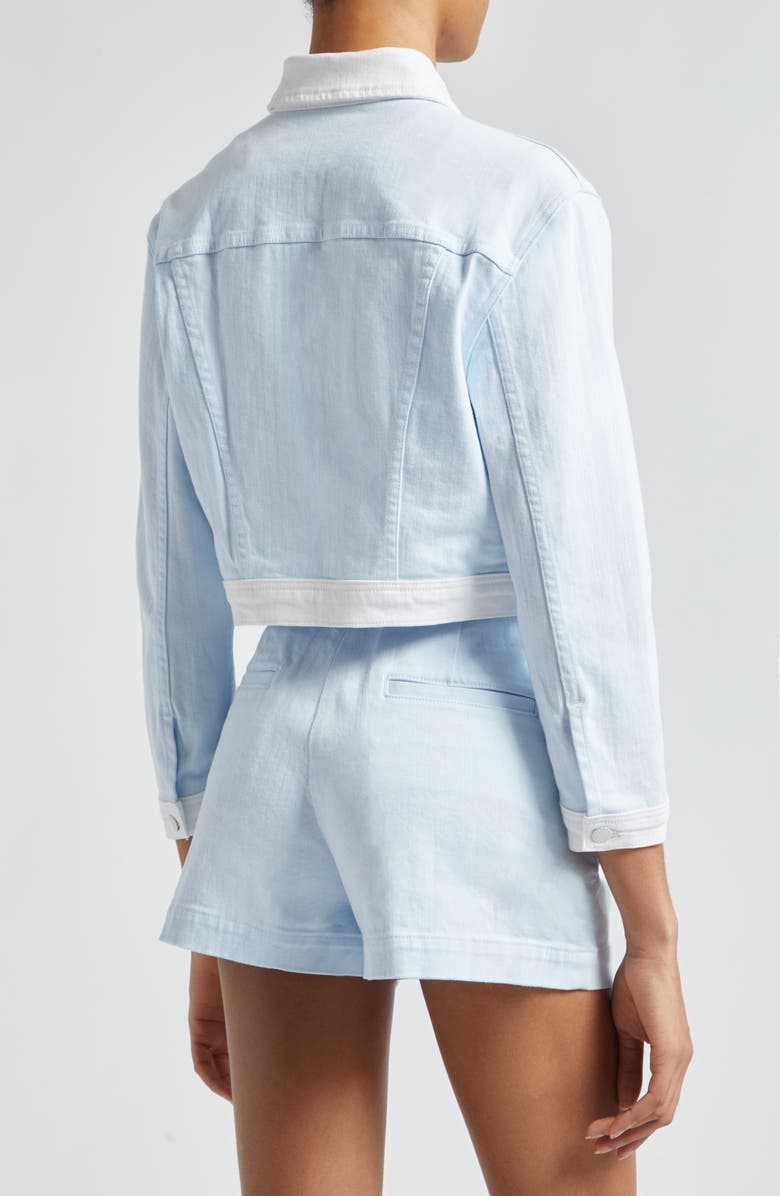 L'AGENCE Koda Colorblock Crop Jacket | Nordstromrack