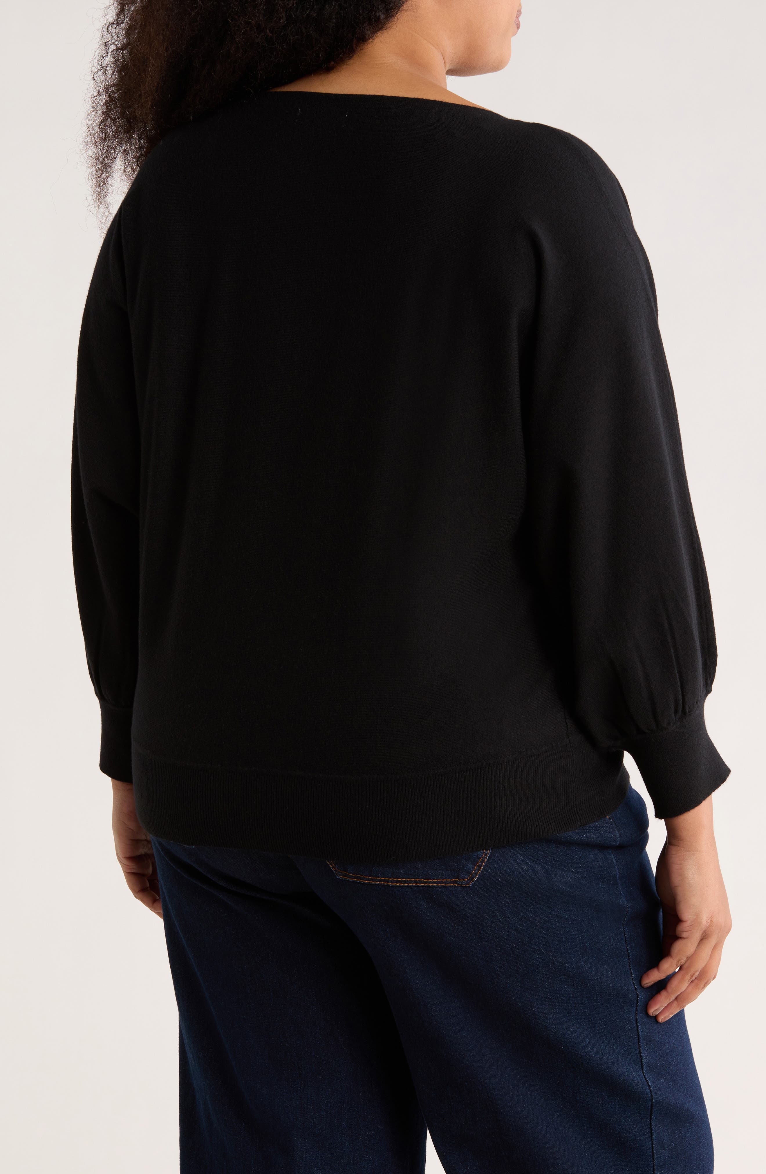 MAX STUDIO Dolman Elbow Sleeve Sweater | Nordstromrack