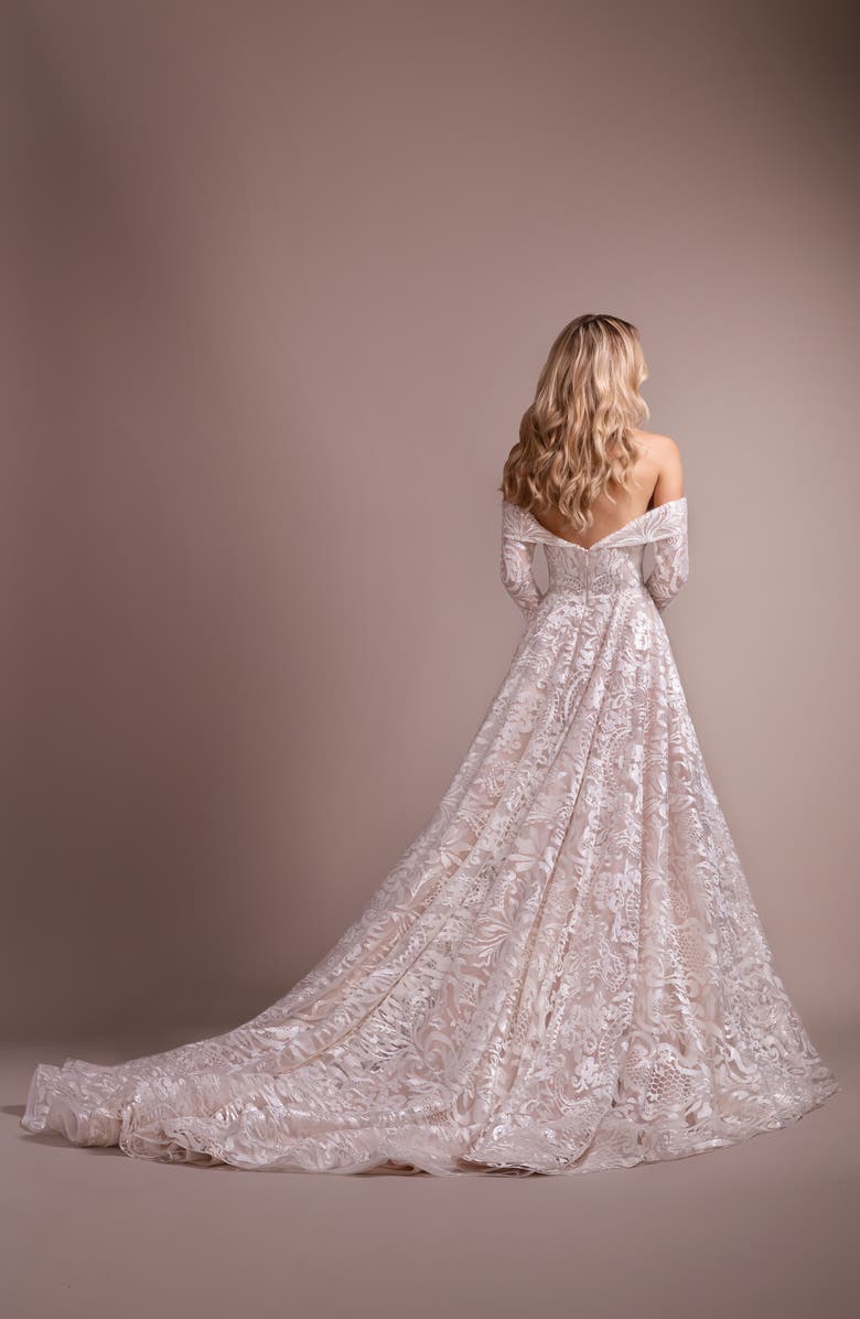 Hayley Paige Marsden Lace Off the Shoulder Wedding Dress | Nordstrom