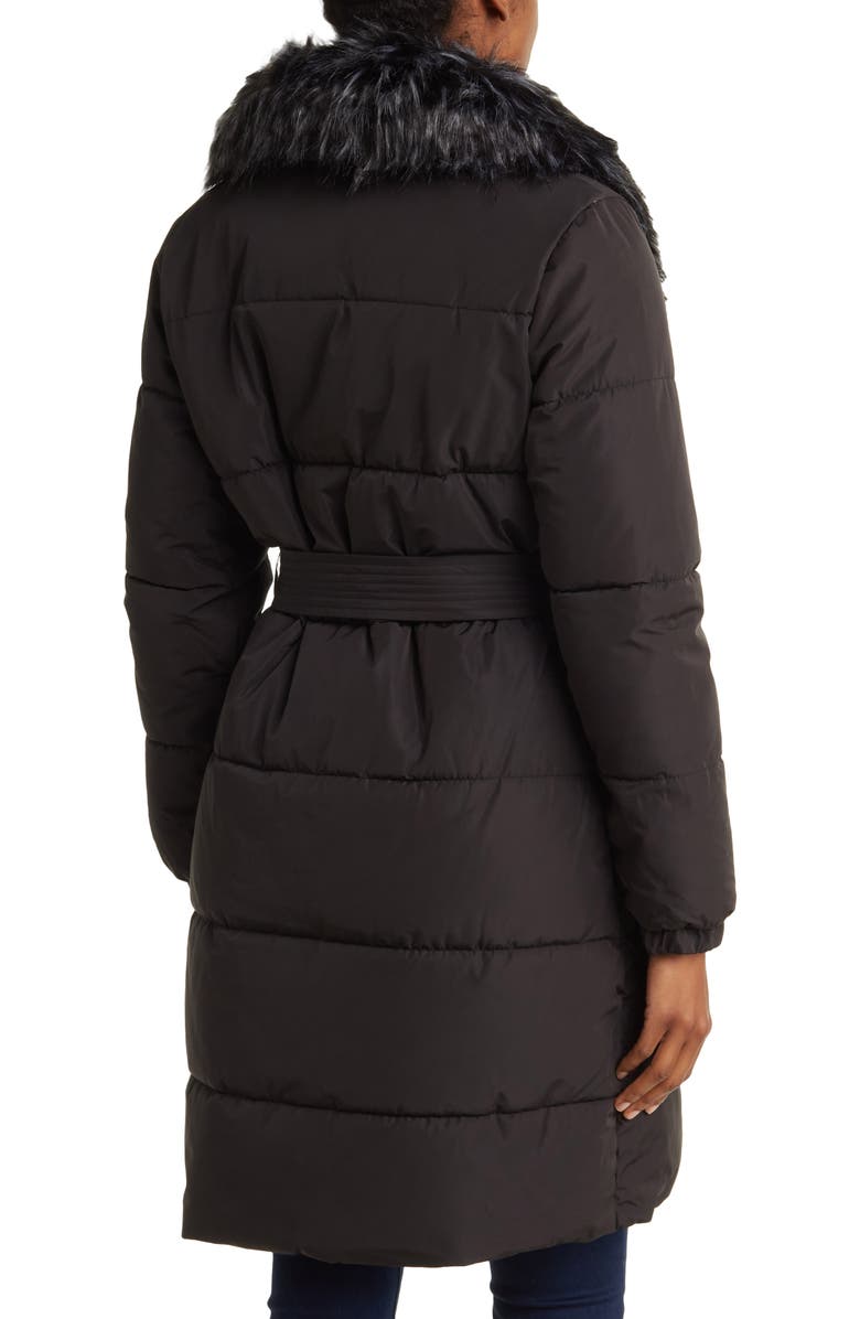 Noize Harriet Faux Fur Collar Puffer Jacket | Nordstromrack