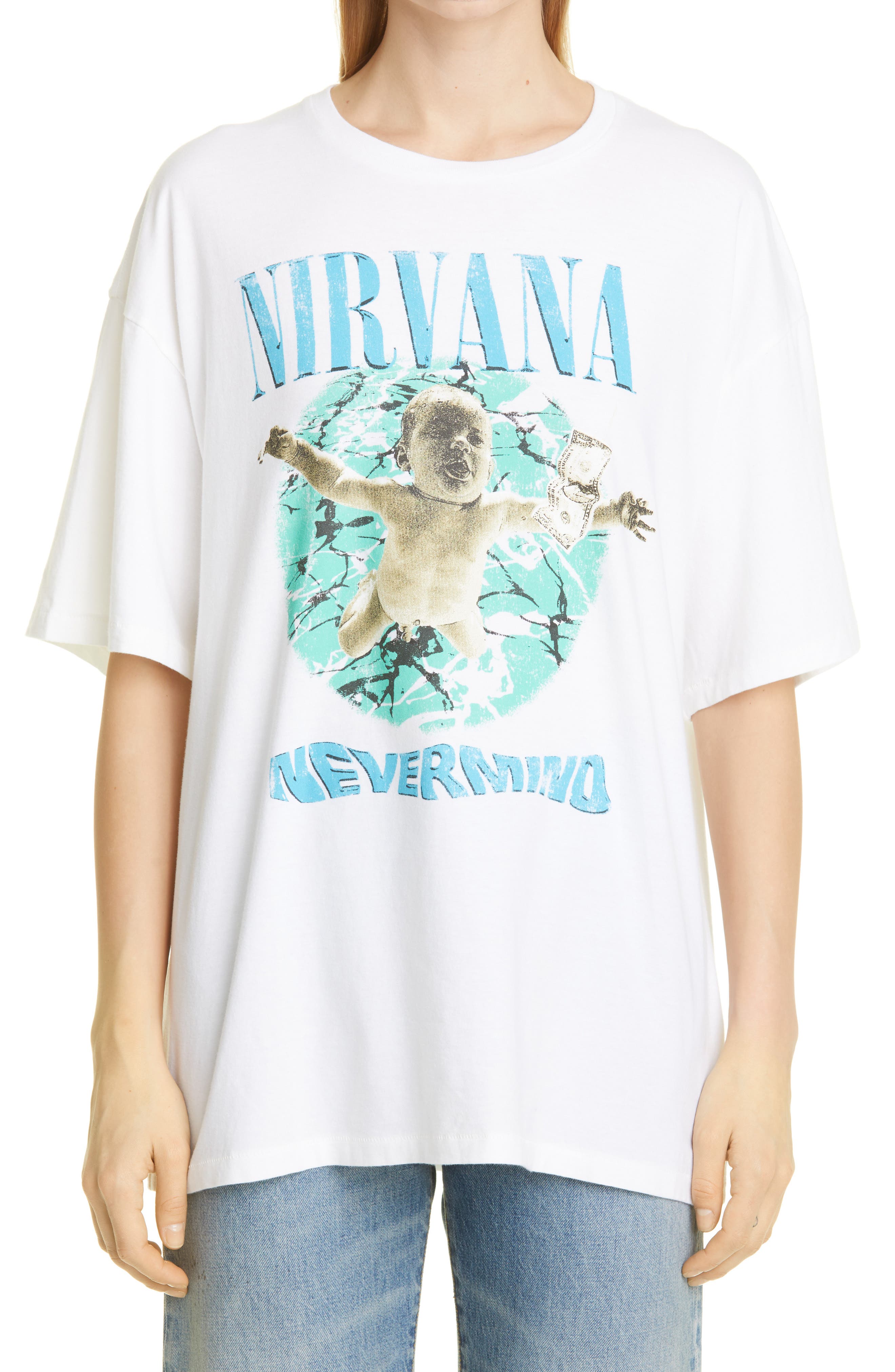 R13 Nirvana Nevermind Album Cover Graphic Tee (Women) | Nordstrom