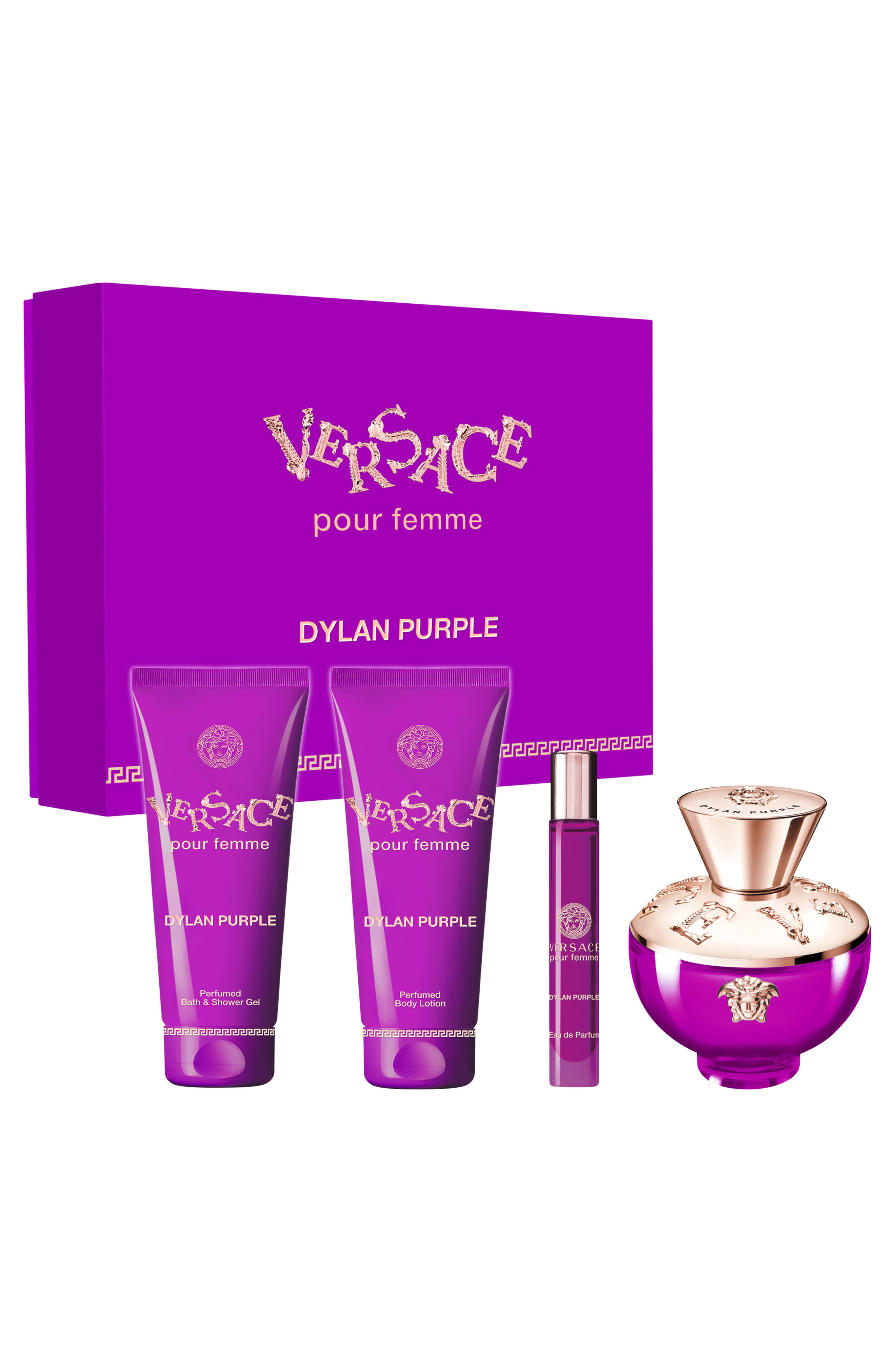Versace Dylan Purple 4-Piece Fragrance Gift Set $205 Value | Nordstrom