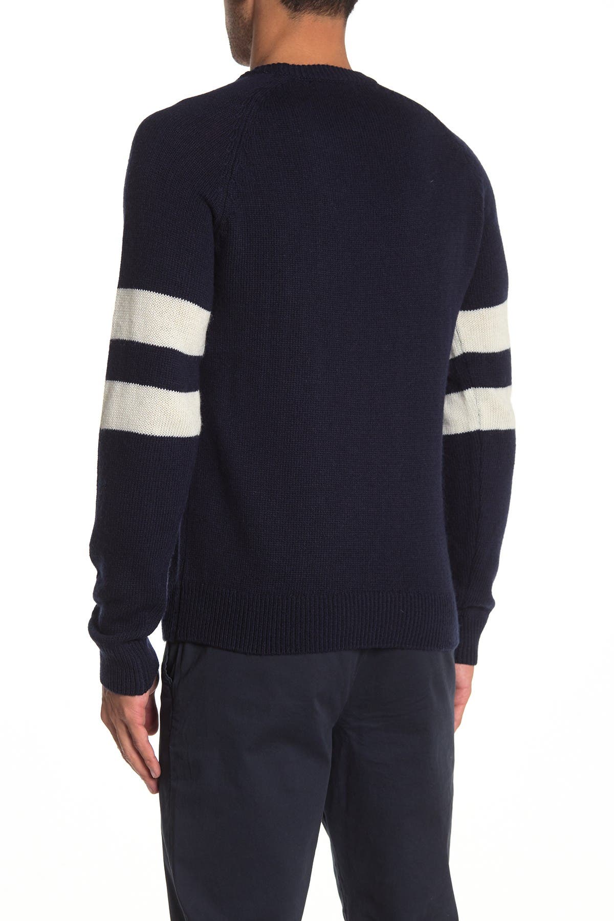 Slate & Stone Arm Stripe Crew Neck Sweater | Nordstromrack