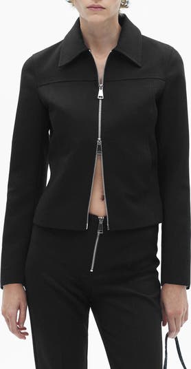 MANGO Two-Way Zip Jacket | Nordstrom