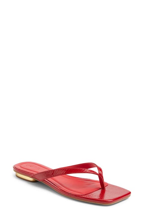 Women's Red Flat Sandals | Nordstrom