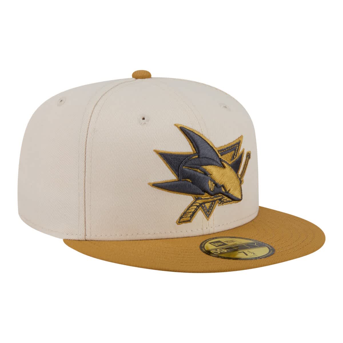 New Era Men's New Era Cream/Tan San Jose Sharks Colorpack Two-Tone ...