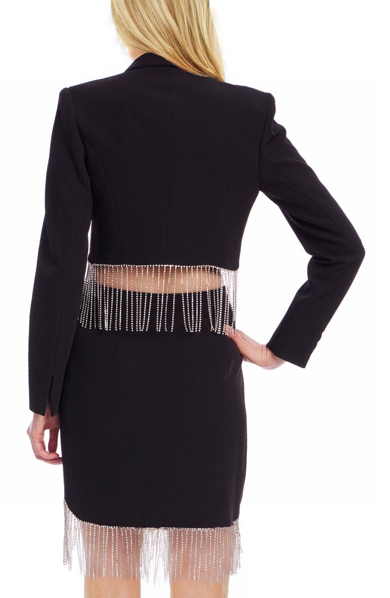 Jewel Badgley Mischka Crystal Chain Fringe Jacket | Nordstromrack