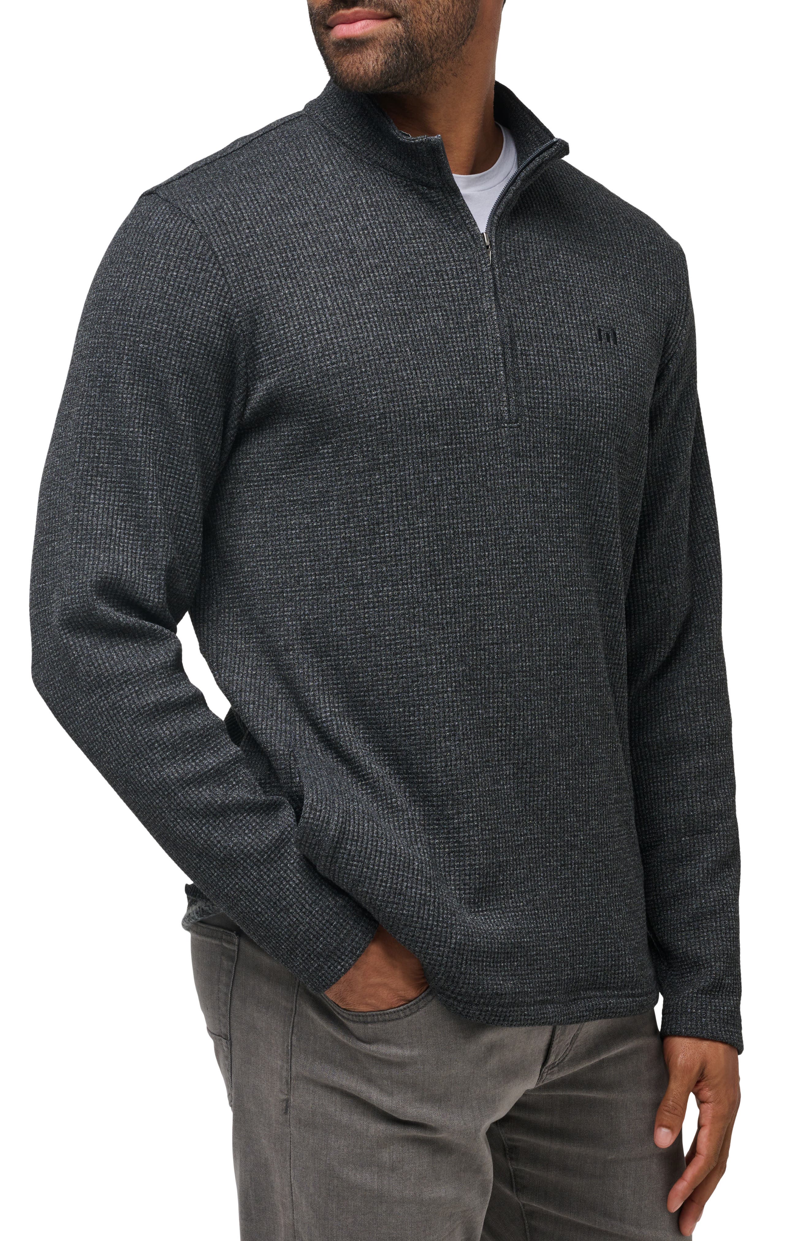 TravisMathew Last Sunset Thermal Half Zip Pullover | Nordstromrack
