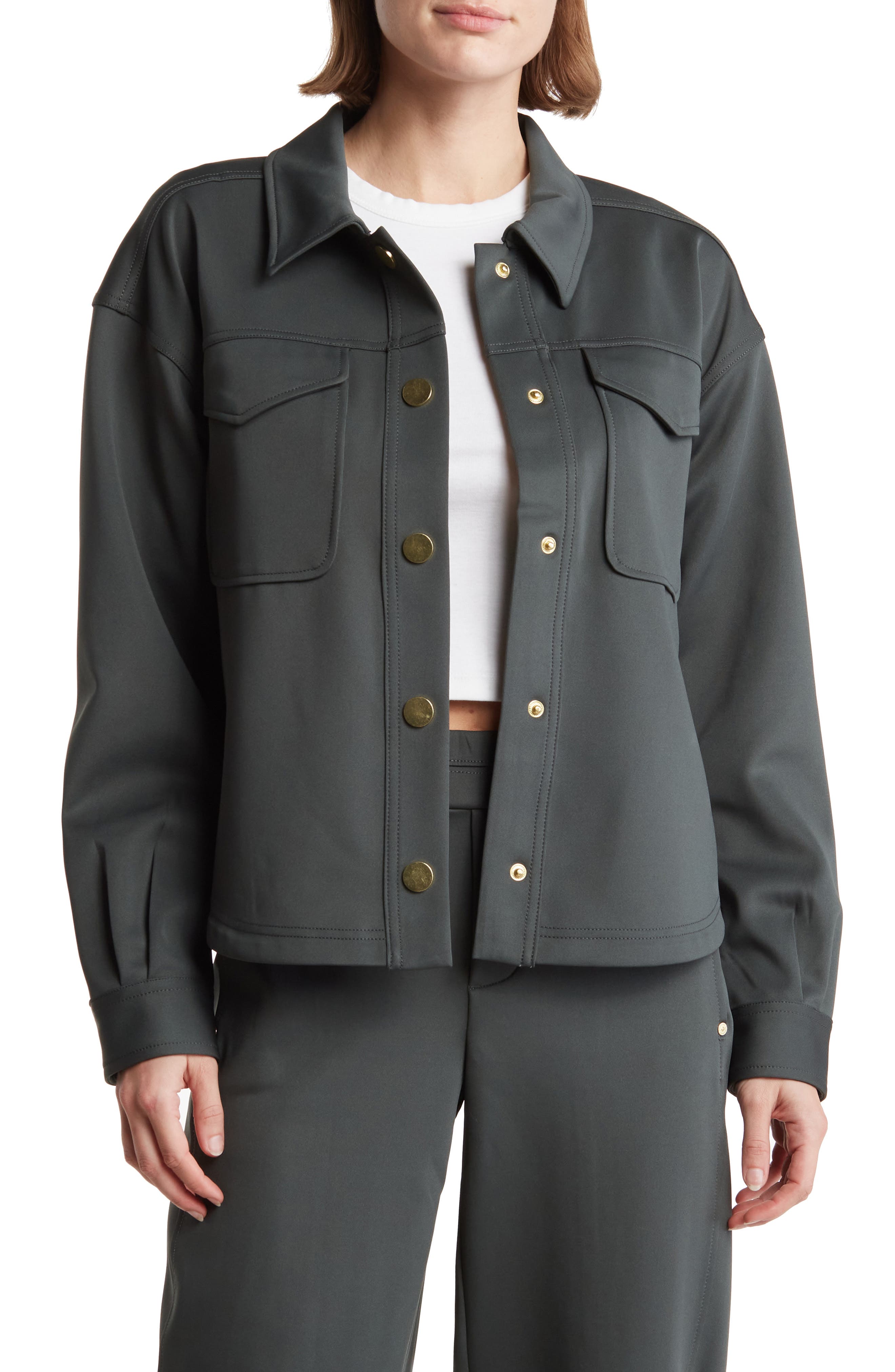 Snap Front Jacket (Women) | Nordstromrack