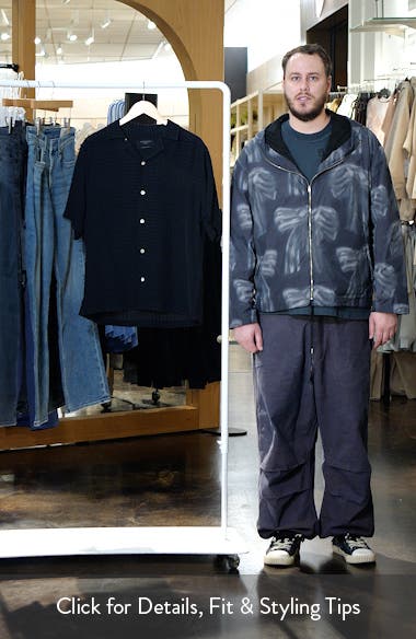 AllSaints Madin Seersucker Camp Shirt | Nordstrom