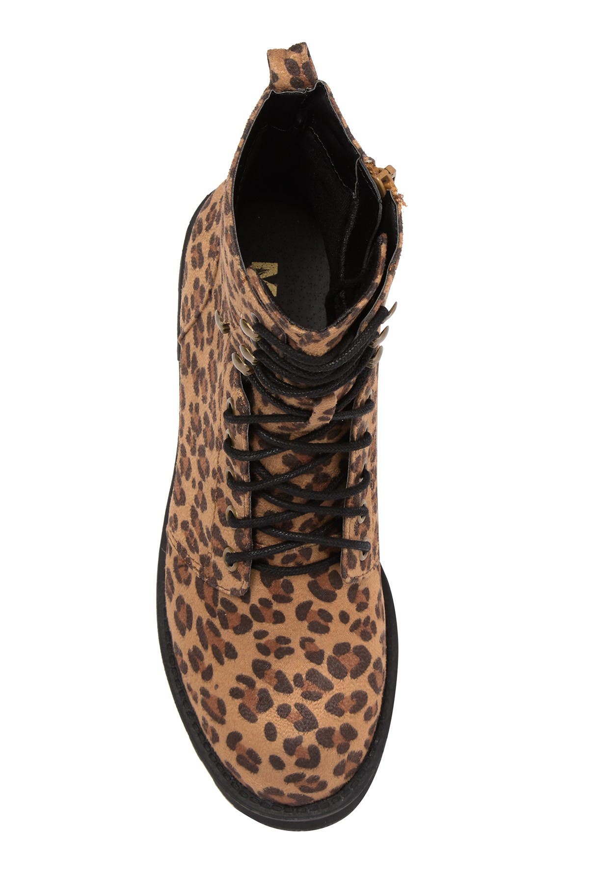MIA Miki Leopard Print Combat Boot | Nordstromrack