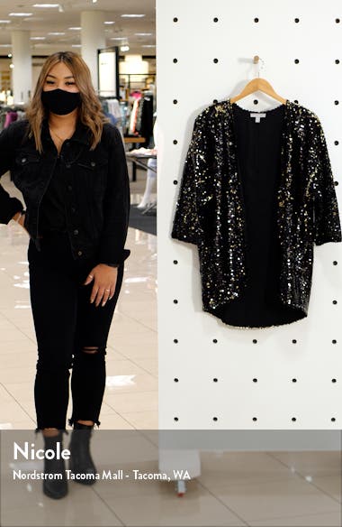 Chelsea28 Sequin Shrug Jacket | Nordstromrack