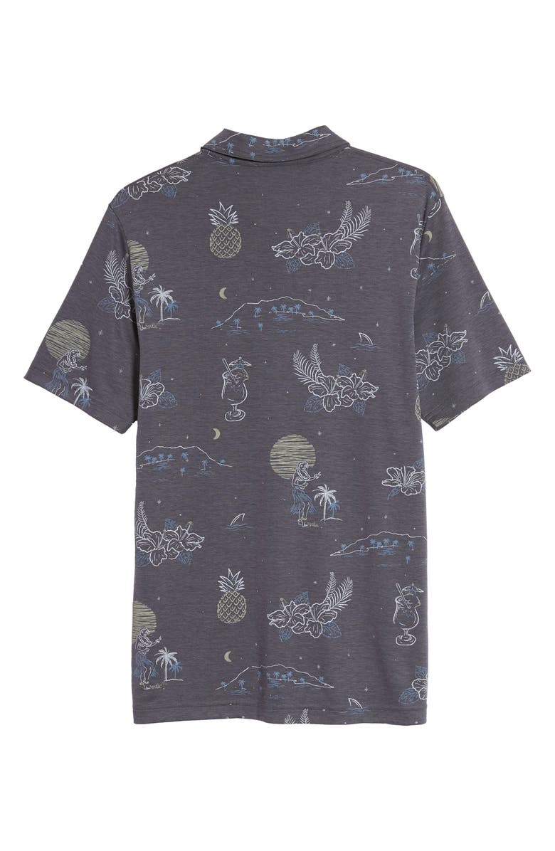 TravisMathew Day Man Hawaii Print Piqué Polo | Nordstromrack