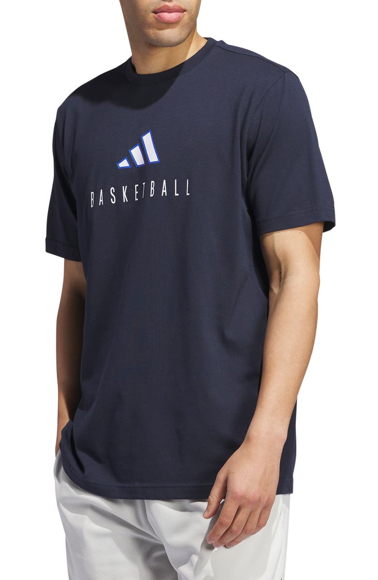 adidas Worldwide Hoops Cotton Blend Graphic Tee | Nordstromrack