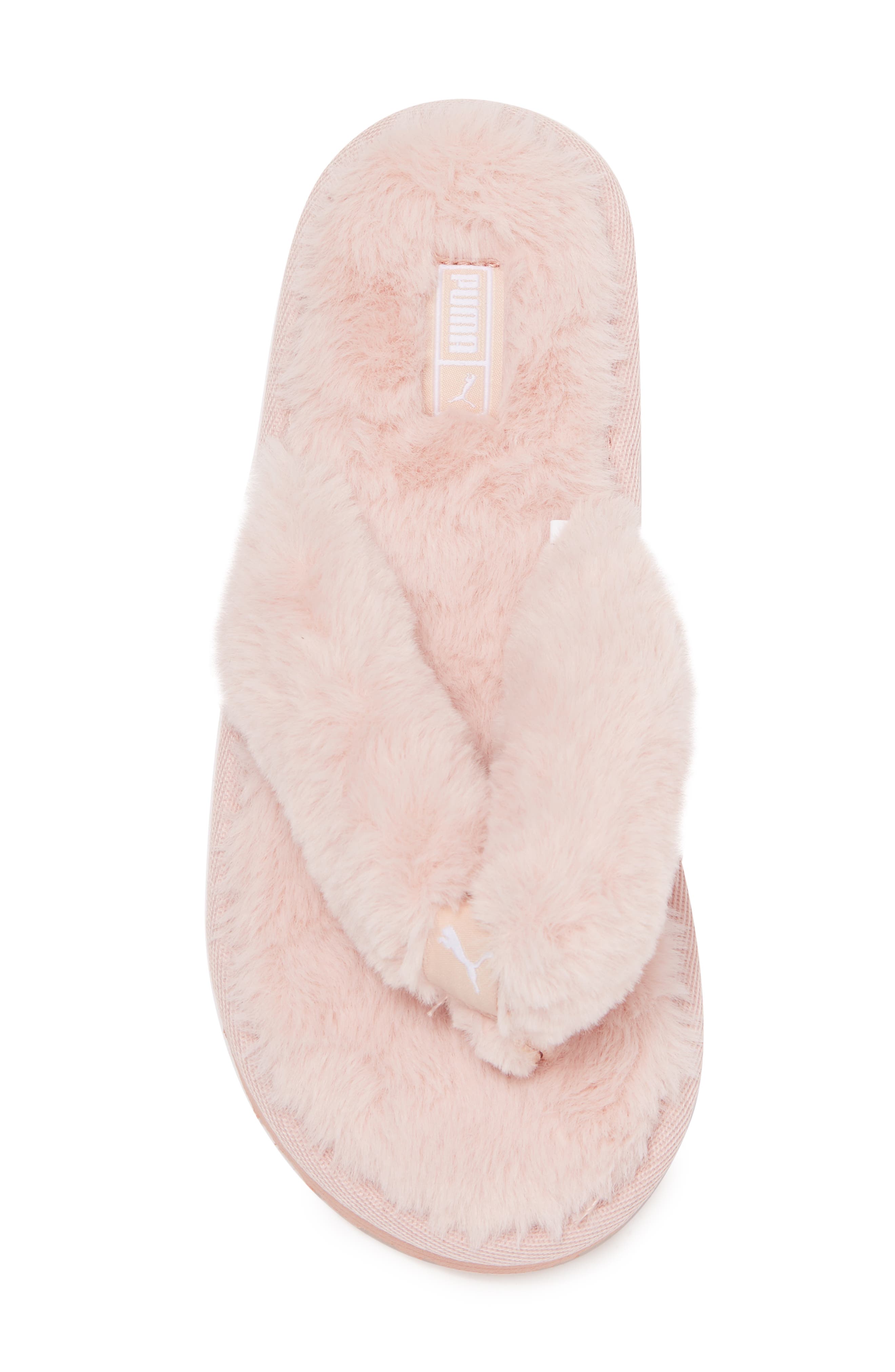PUMA Fluff Faux Fur Flip Flop | Nordstromrack