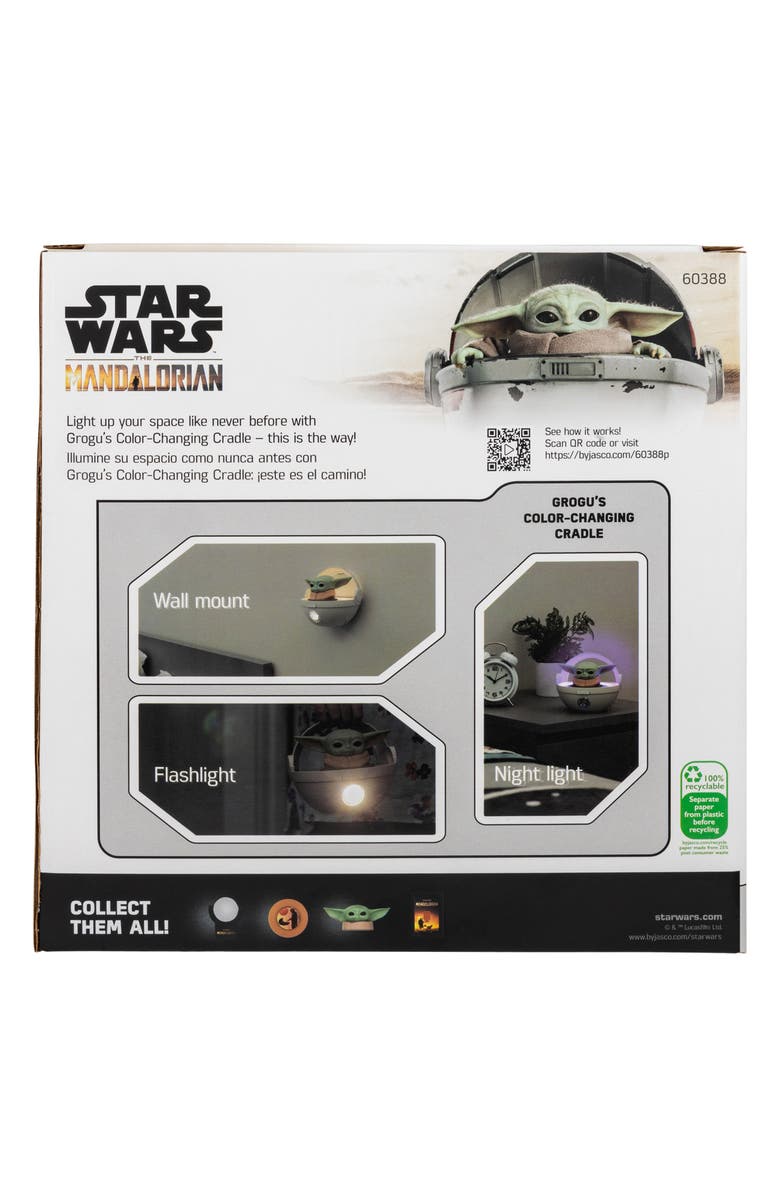 Star Wars x Disney 'The Mandalorian' Grogu Color Changing Cradle Night ...