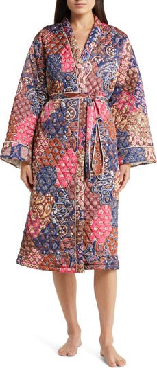 KILO BRAVA Patchwork Paisley Quilted Robe | Nordstrom