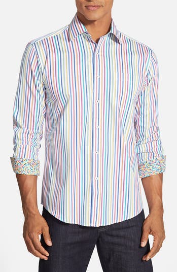 Bugatchi Shaped Fit Sport Shirt | Nordstrom