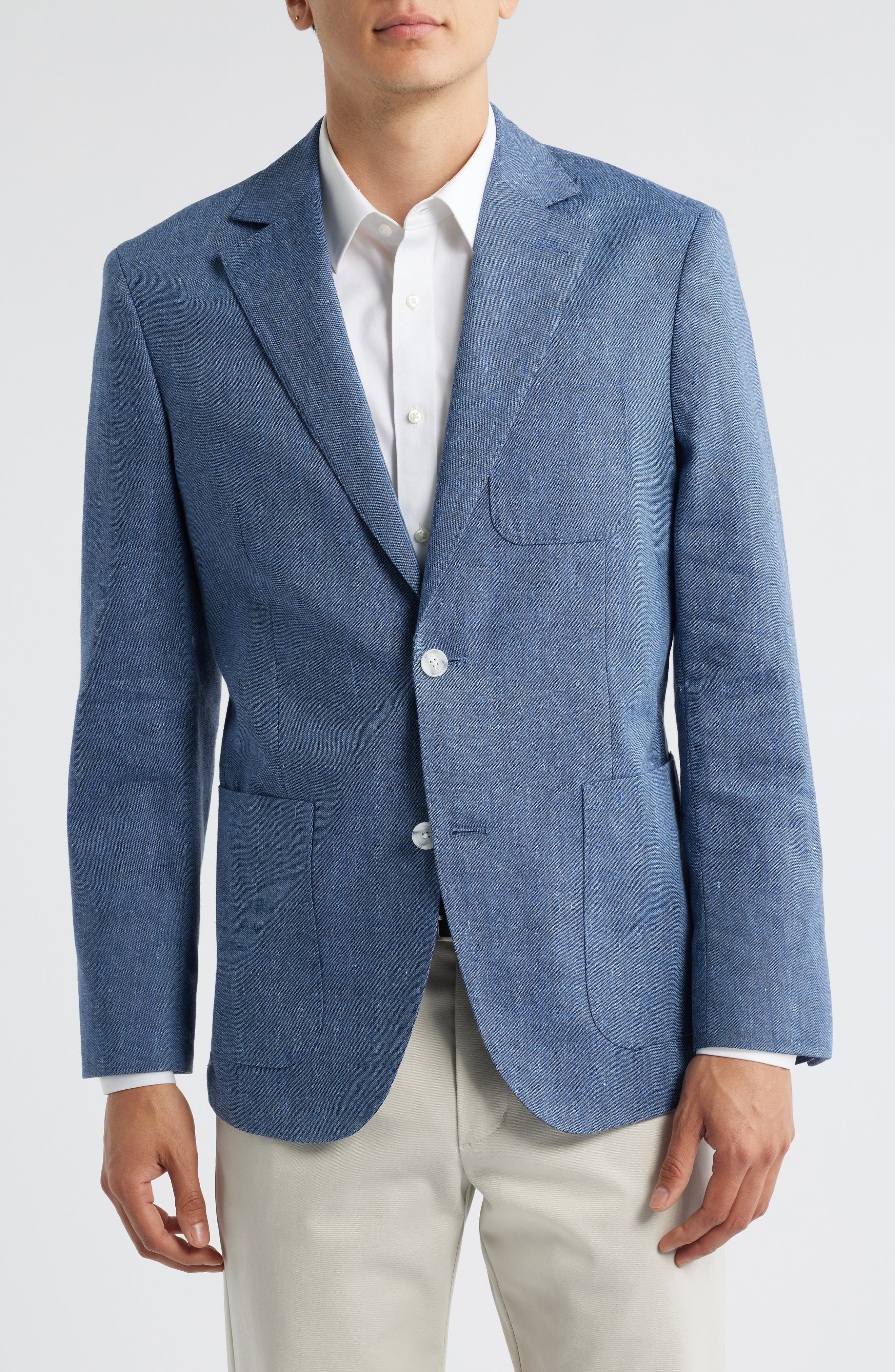 Nordstrom Slub Linen & Wool Twill Sport Coat | Nordstromrack