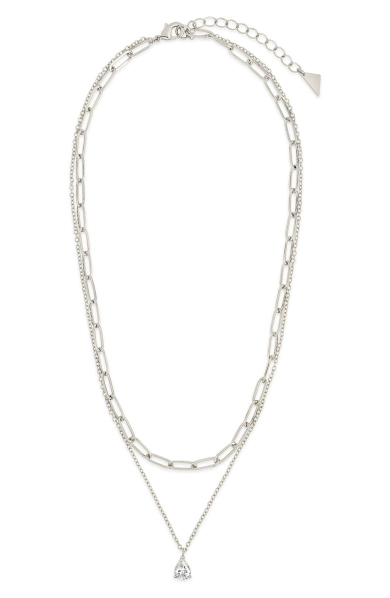 Sterling Forever Savannah Layered Necklace | Nordstromrack