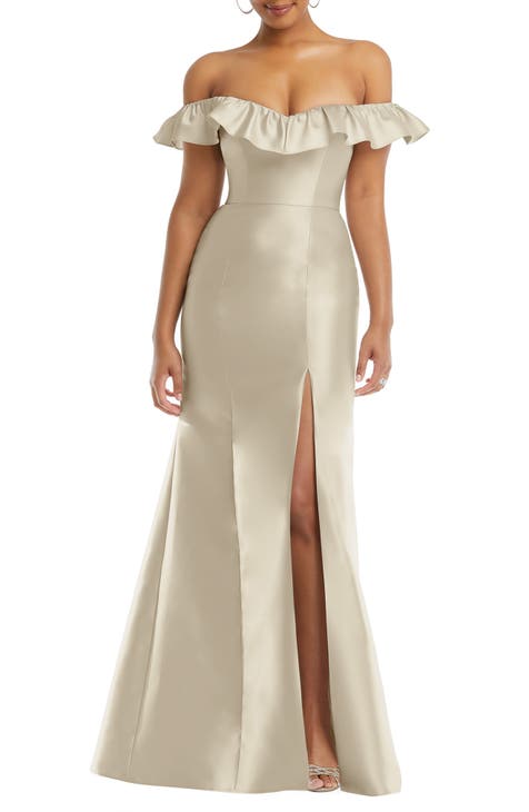 Women's Beige Formal Dresses & Evening Gowns | Nordstrom