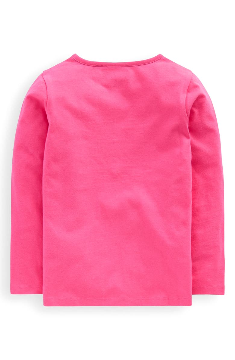 Mini Boden Kids' Long Sleeve Cotton Appliqué T-Shirt | Nordstromrack