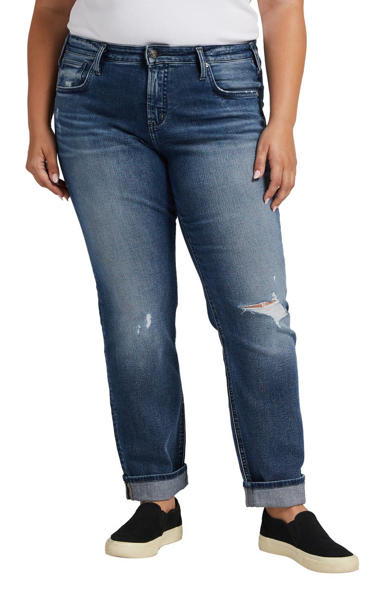 Silver Jeans Co. Beau Slim Straight Leg Ankle Jeans | Nordstrom