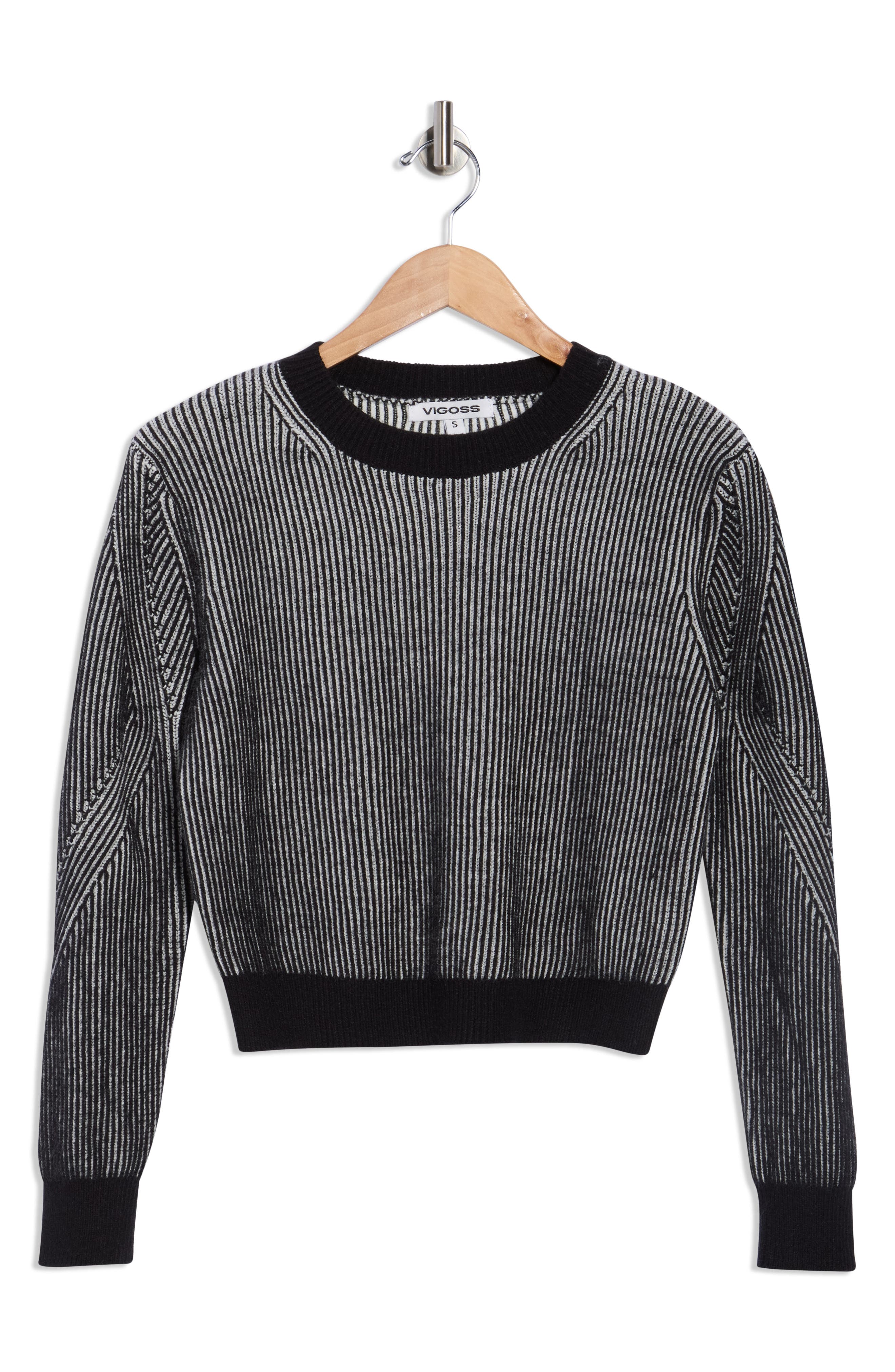 Vigoss Shadow Rib Crewneck Sweater | Nordstromrack