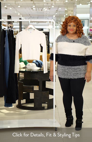 Florence by Mills Softie Seamless Long Sleeve Crop T-Shirt | Nordstrom