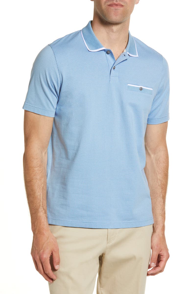 Ted Baker London Men's Coombe Mini Jacquard Polo | Nordstrom