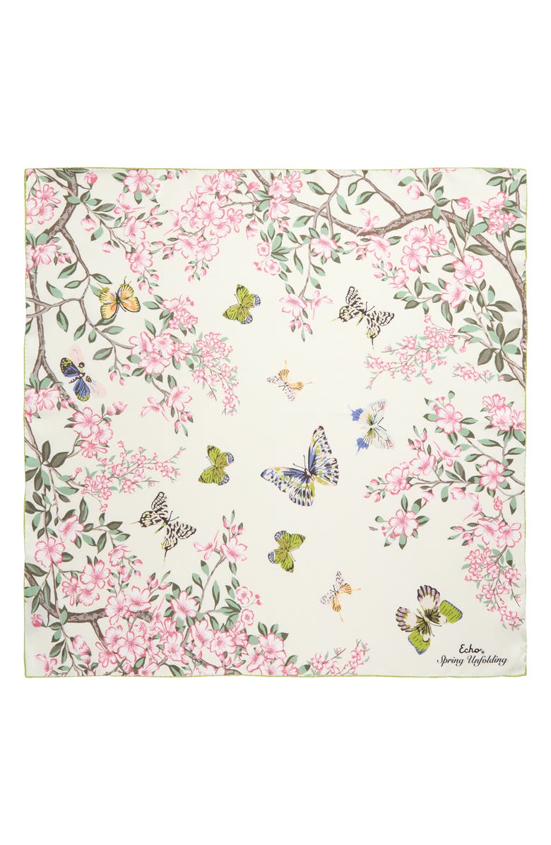 Echo Spring Unfolding Silk Square Scarf | Nordstrom