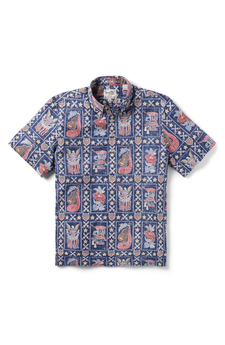 Reyn Spooner Summer Commemorative 2024 Classic Fit Short Sleeve Button ...