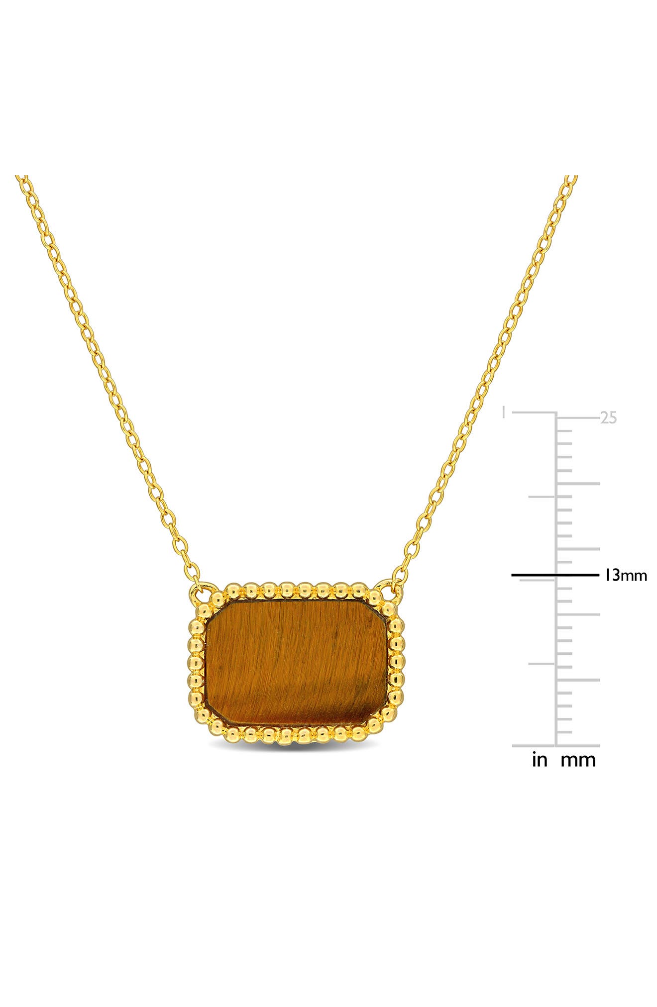 DELMAR Semiprecious Stone Pendant Necklace | Nordstromrack