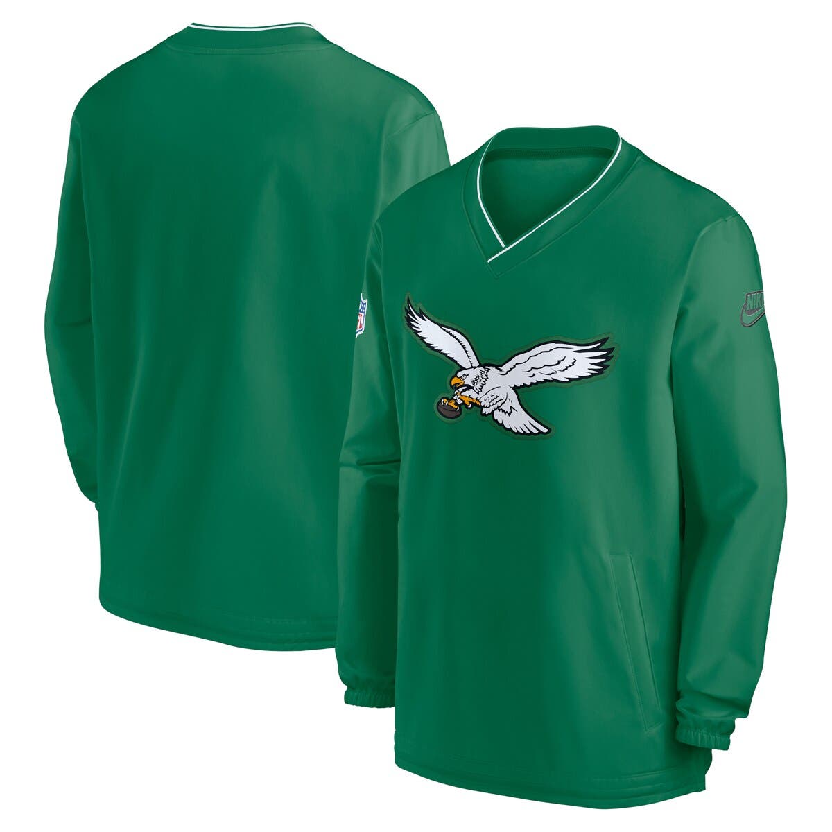 Nike Men's Nike Kelly Green Philadelphia Eagles 2024 Sideline Throwback ...