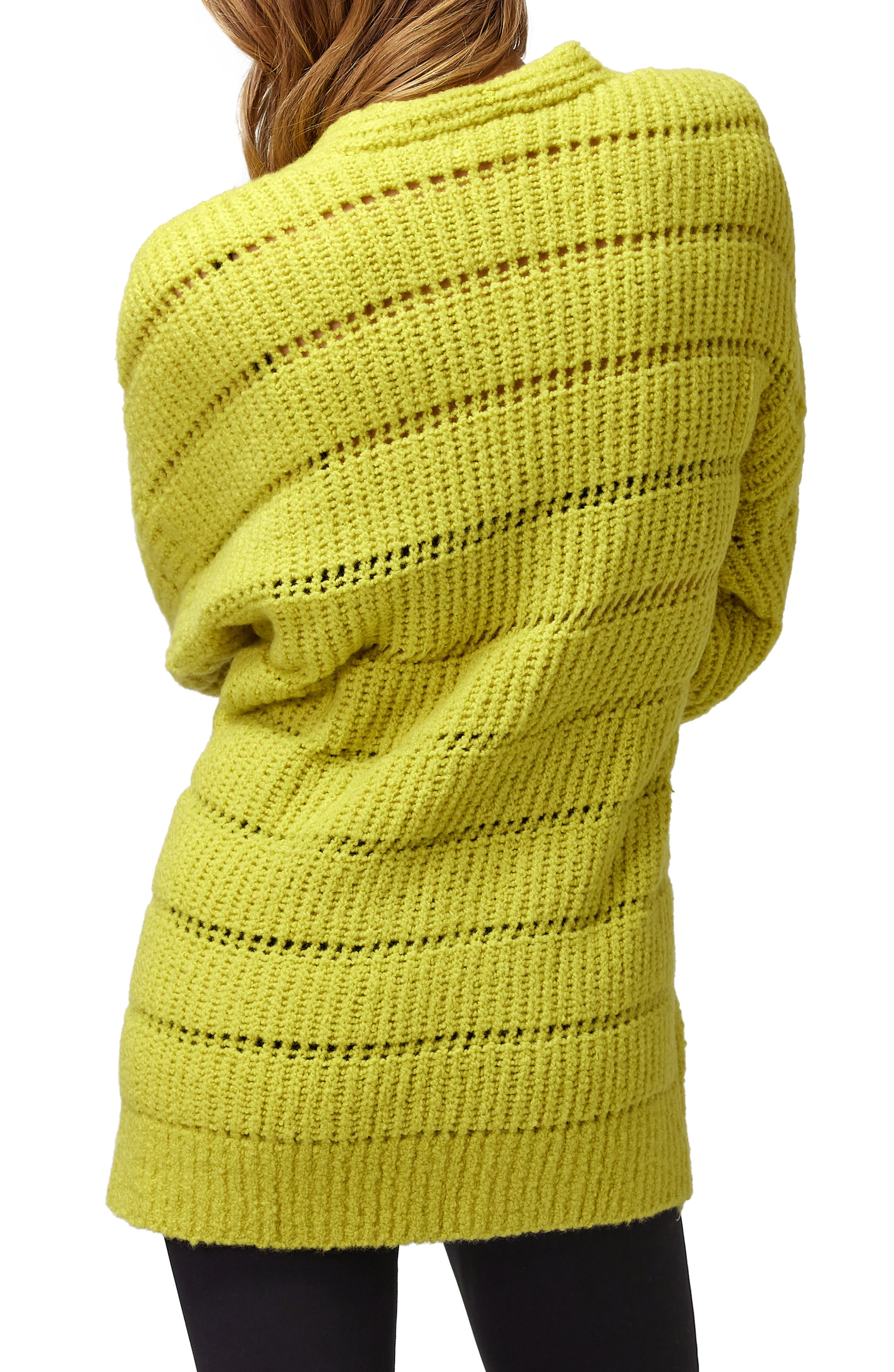 Spiritual Gangster Cassey Wool Blend Open Stitch Cardigan | Nordstromrack