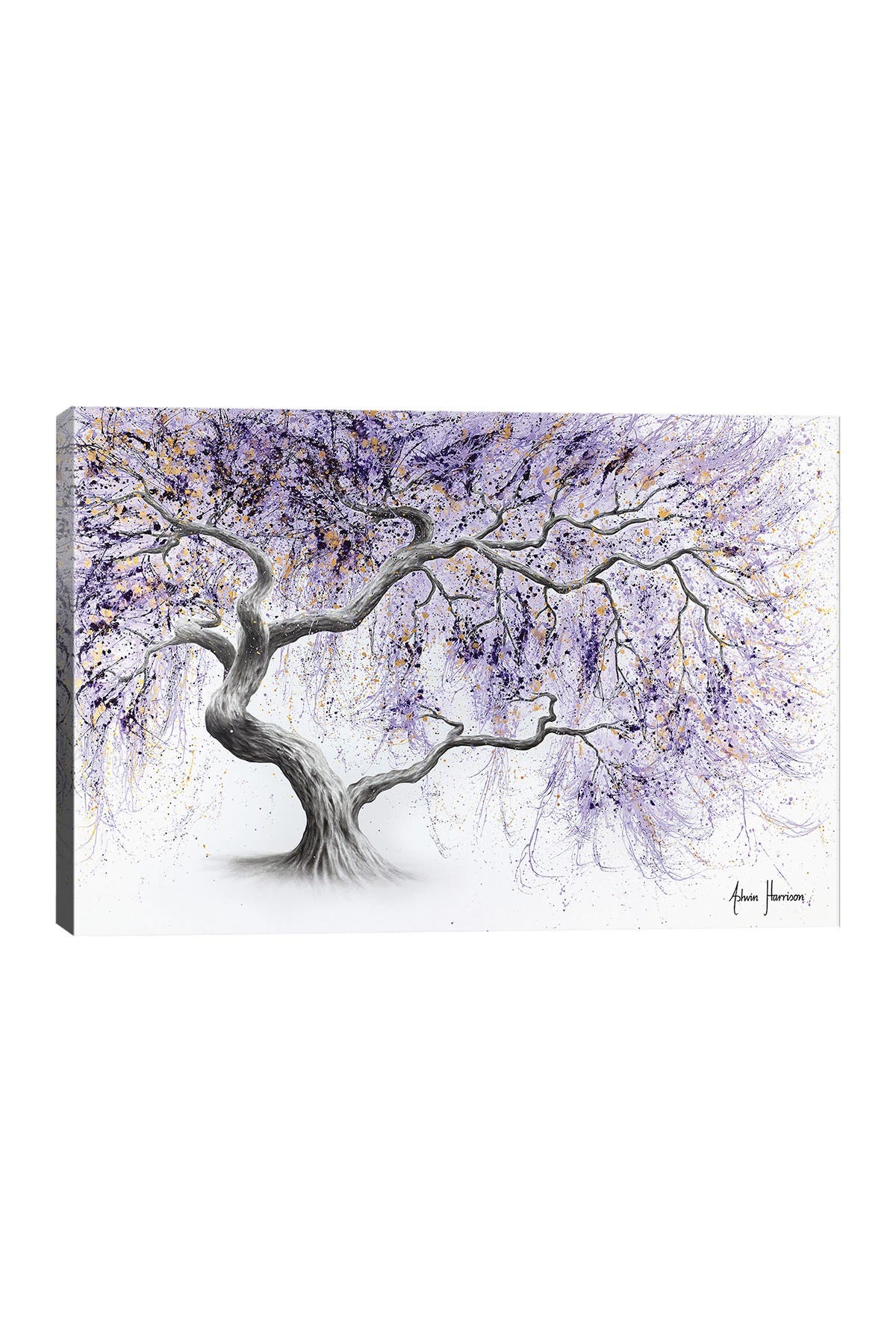 iCanvas Purple Prosperity Tree by Ashvin Harrison Canvas Wall Art - 40 ...